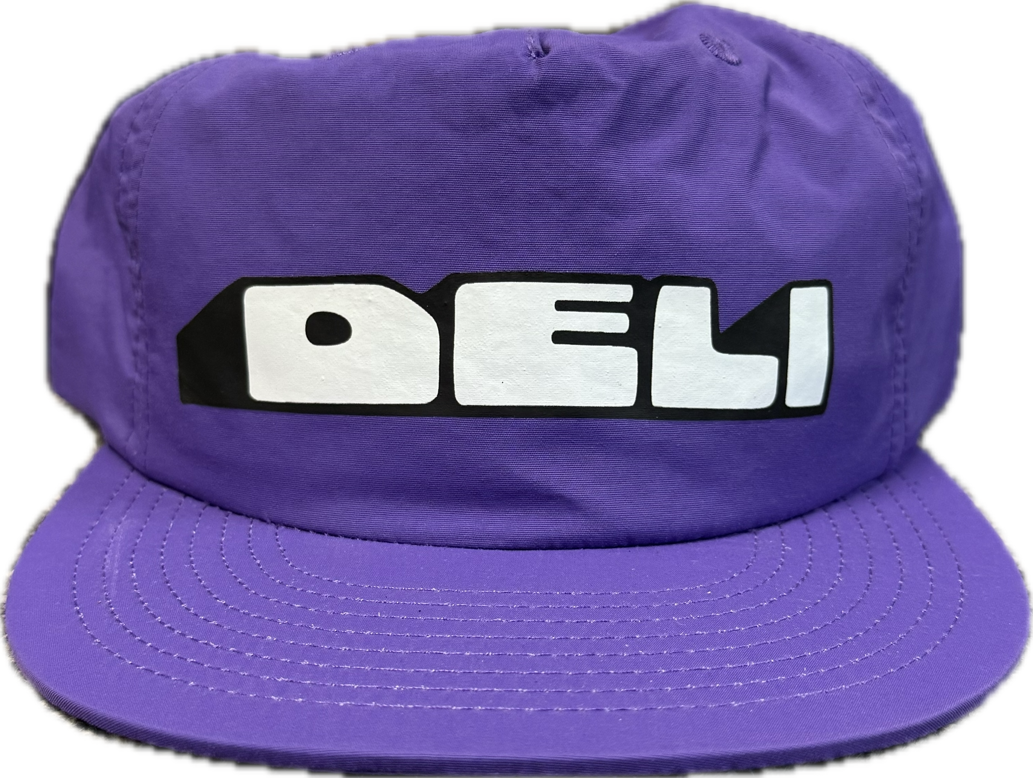 DELI - Mound Nylon Snapback Hat Purple w/ Black & White – Deli Skate Supply